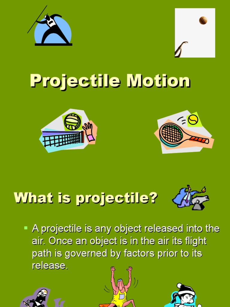 Projectile Motion | PDF | Friction | Projectiles