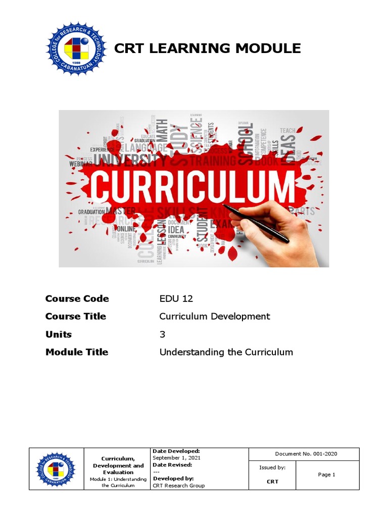 Understanding the Foundations and Types of Curriculum: An Analysis of a ...