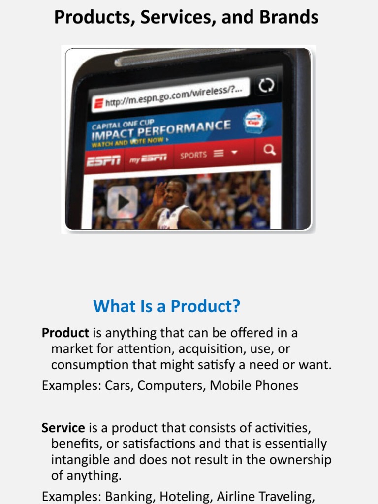 Understanding Products and Services | PDF | Product (Business) | Marketing