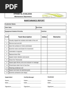 Air Blower Checklist PDF | PDF