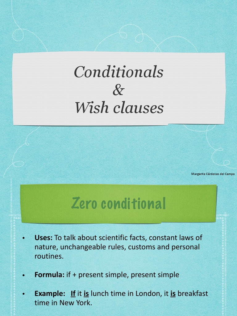 Conditionals, Wish Clauses, and Hypothetical Situations: A Guide to ...