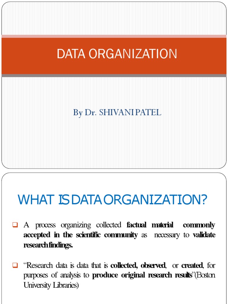 Data Organization | PDF | Histogram | Scatter Plot