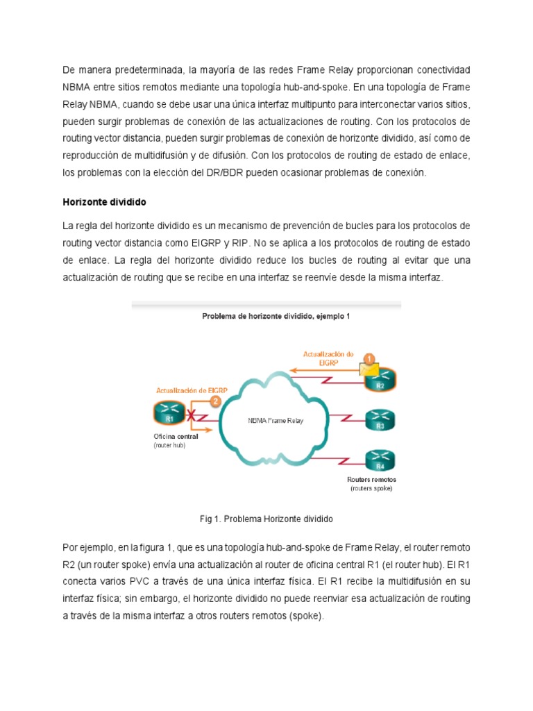 Subinterfaces Frame Relay | Descargar gratis PDF | Enrutador (Computación) | Informática