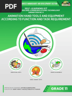TVL ICT ANIMATION-NCII Q1 MODULE-2 Passed | PDF | Pencil | Image Scanner