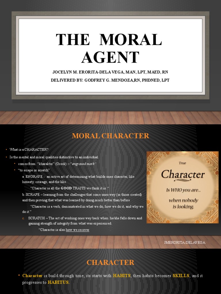 The Moral Agent 2 | PDF | Morality | Ethical Principles