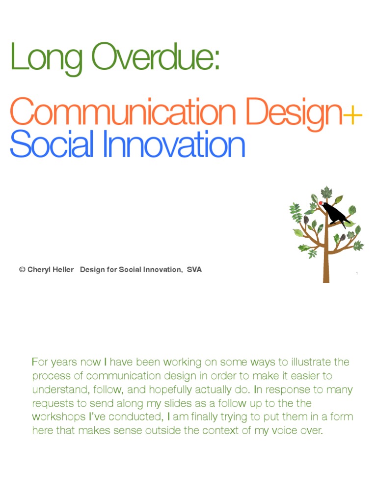 Long Overdue:: Communication Design | Download Free PDF | Communication ...