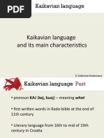 Chakavian Dialect | PDF | Dialect | Language Varieties And Styles