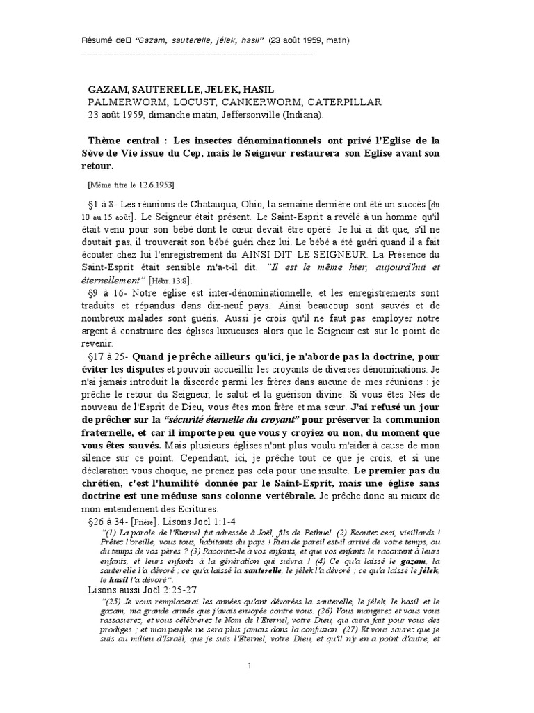 Le Gazam | PDF | Saint-Esprit | Jésus