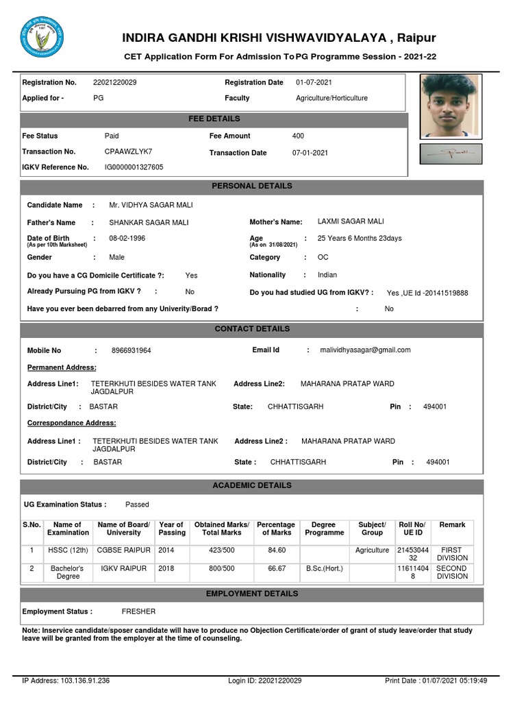 CET - Application - Form - PDF 2021 NEW | PDF | Qualifications ...