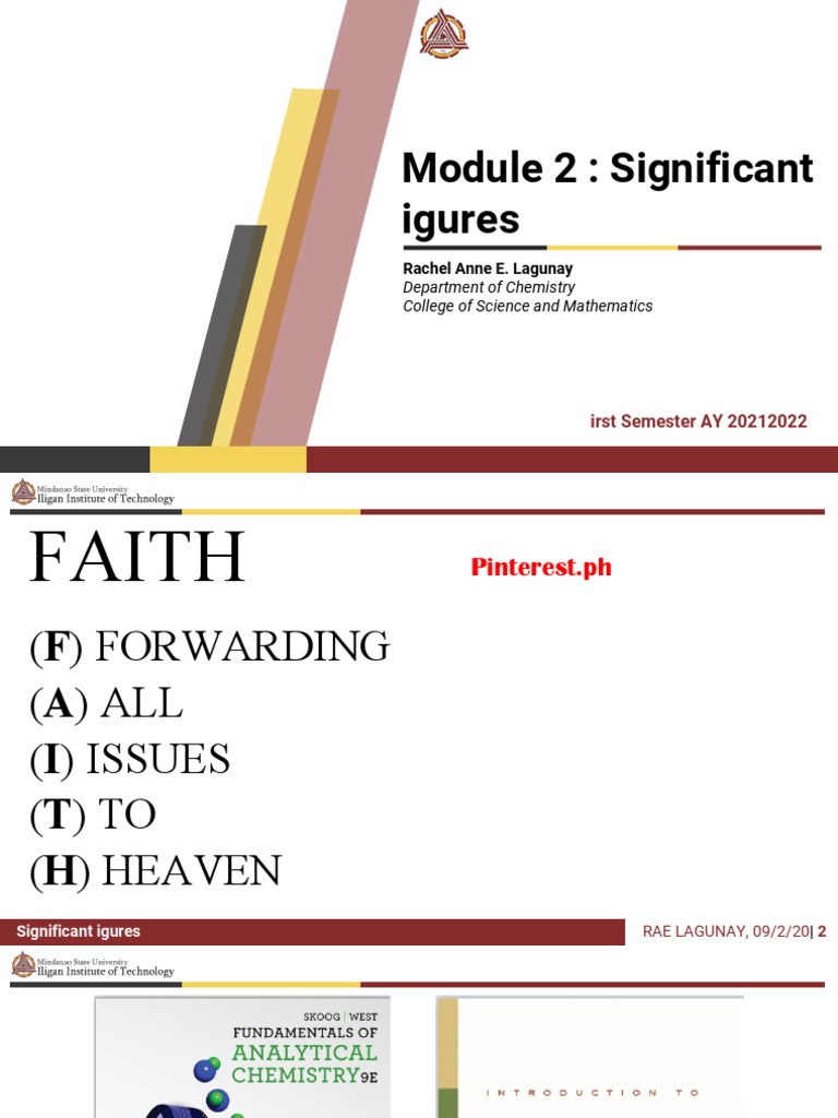 CHM121 - Module 2 - Significant Figures | PDF | Significant Figures ...