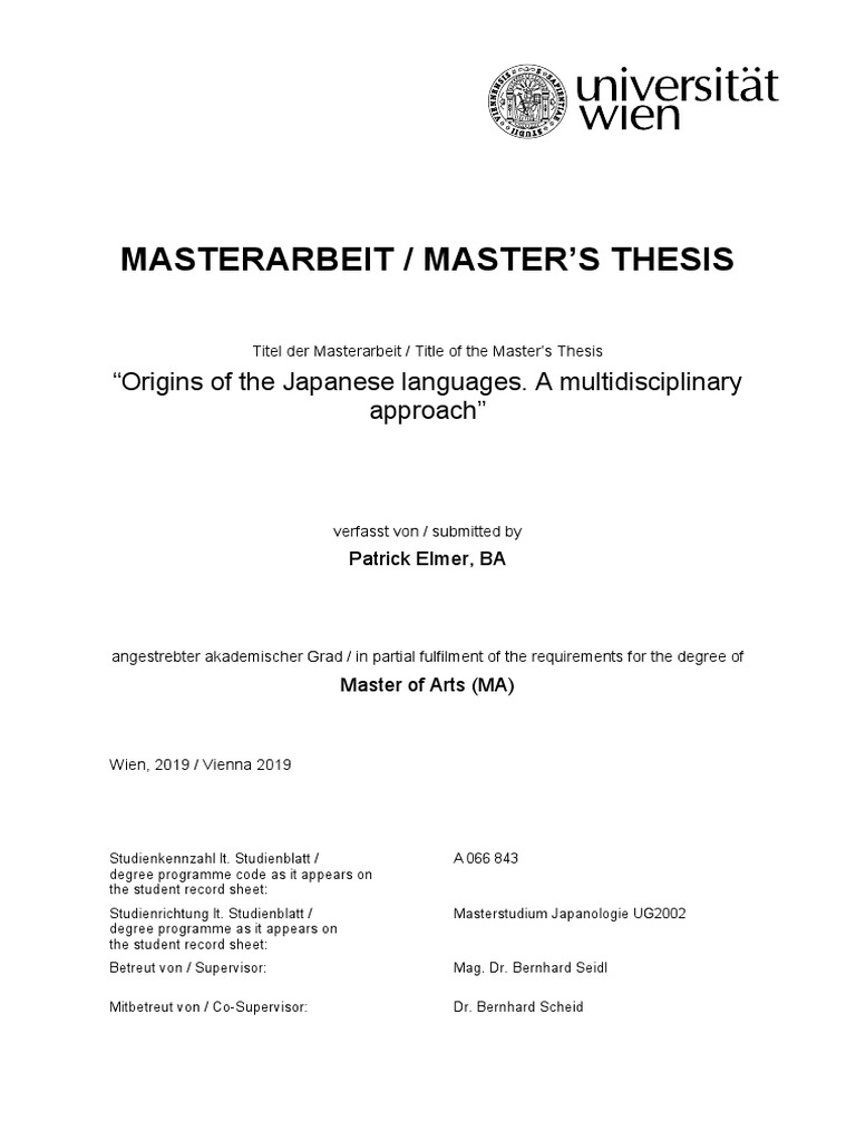 Origins of The Japanese Language | PDF | Language Families | Human ...