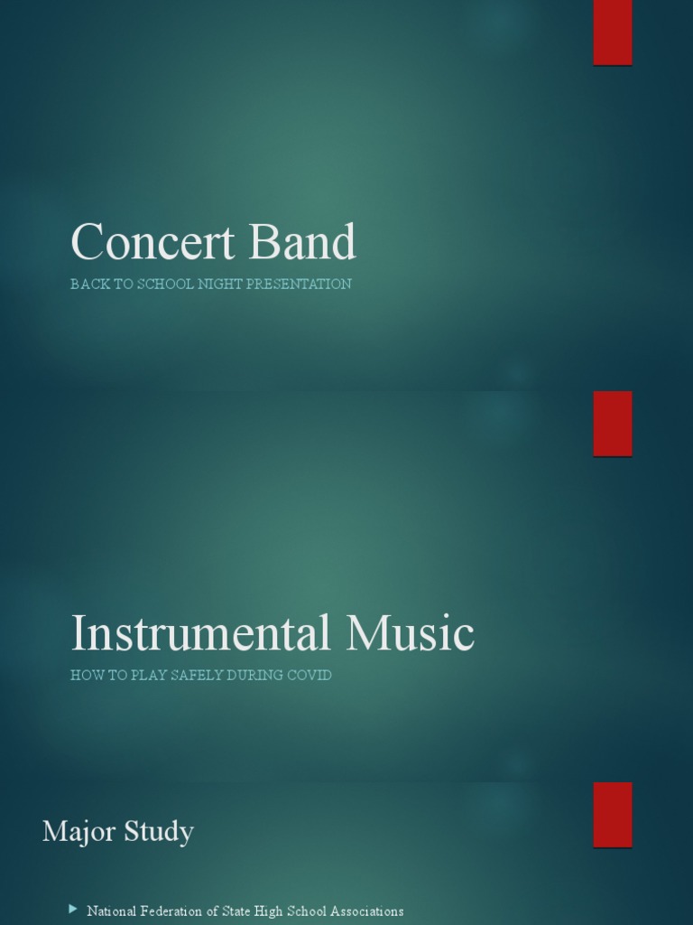 COVID-Safe Concert Band Practices | PDF