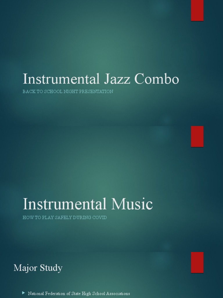 COVID-Safe Instrumental Jazz Practices | PDF | Language Arts ...