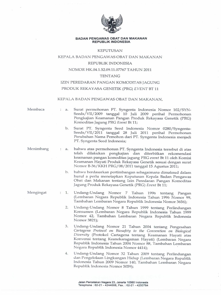 Jagung PRG Event BT 11 | PDF