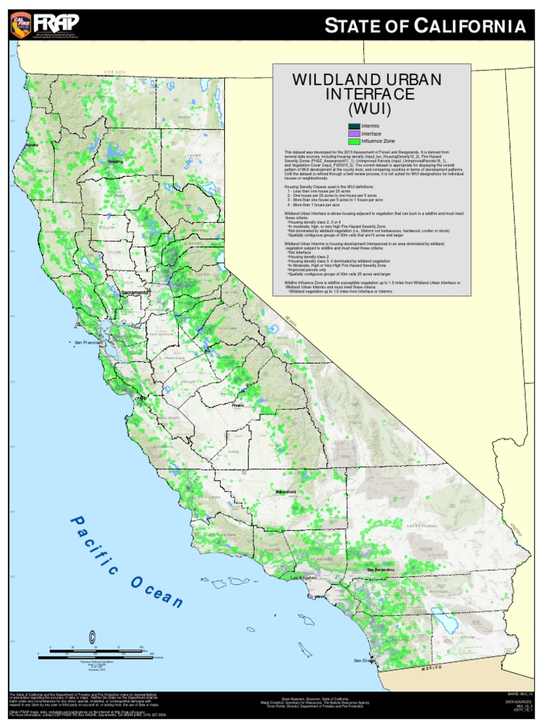 California Wildland Urban Interface | PDF | Natural Resource Management ...