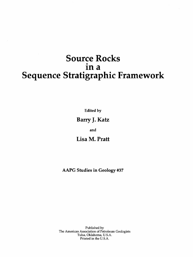 Source Rocks in A Sequence Stratigraphic Framework | PDF