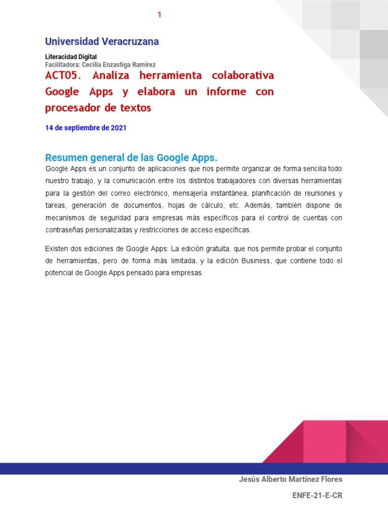 ACT05 MartinezAlberto | PDF | Google Play | Gmail