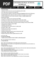 CLASS 3 COMPUTER - Worksheet 3.0 | PDF | Graphical User Interfaces | Icon (Computing)