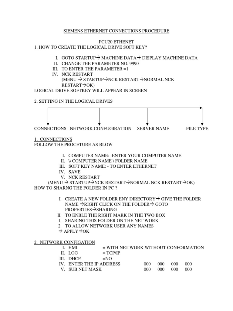 Ethernet Connections Procedure | PDF | Ip Address | Network Architecture