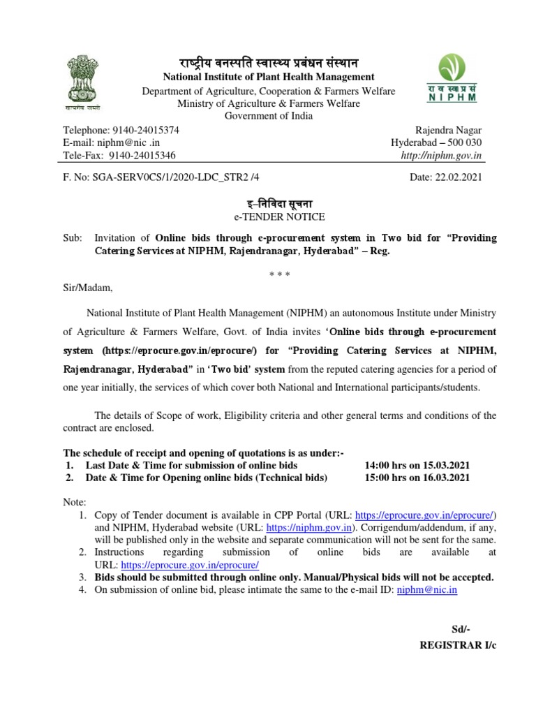 Catering Tender 21 | PDF | Curry | Invoice