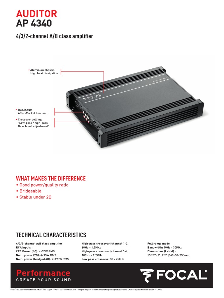 Ap 4340 Specification Sheet | PDF | Computers