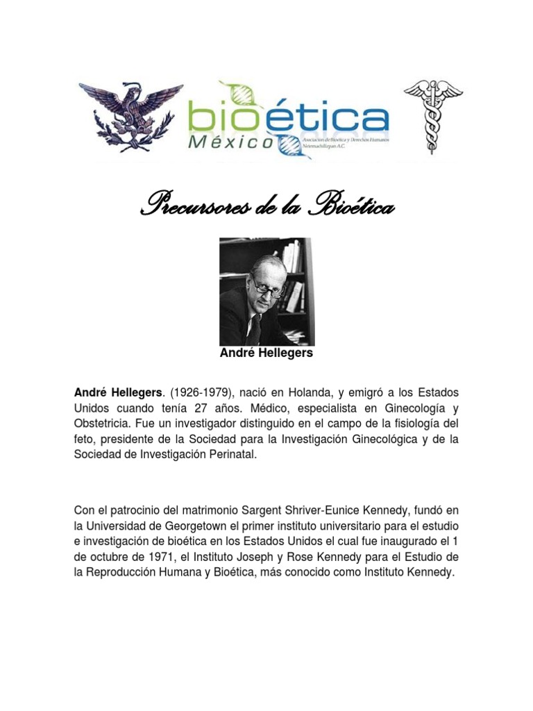 André Hellegers y la Bioética Moderna | PDF