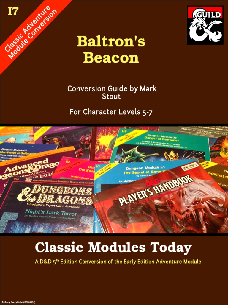 Classic Modules Today I7 Baltron's Beacon (5e) | PDF | Dungeons ...