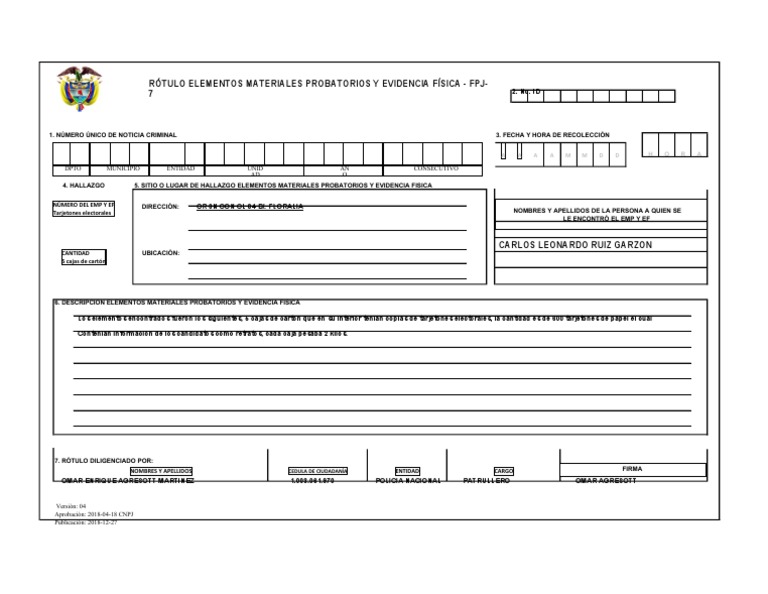 FJP-7 Emp y Ef | PDF