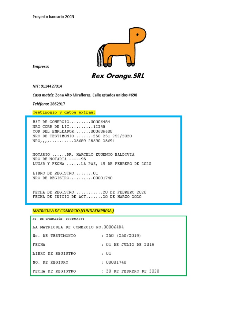 Empresa Datos Socios y Logo | PDF