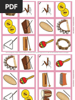Bingo Instrumentos Musicales 3x3 | PDF