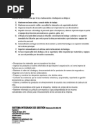 Perfil de Cargo Operario de Bodega | PDF | Logística | Business