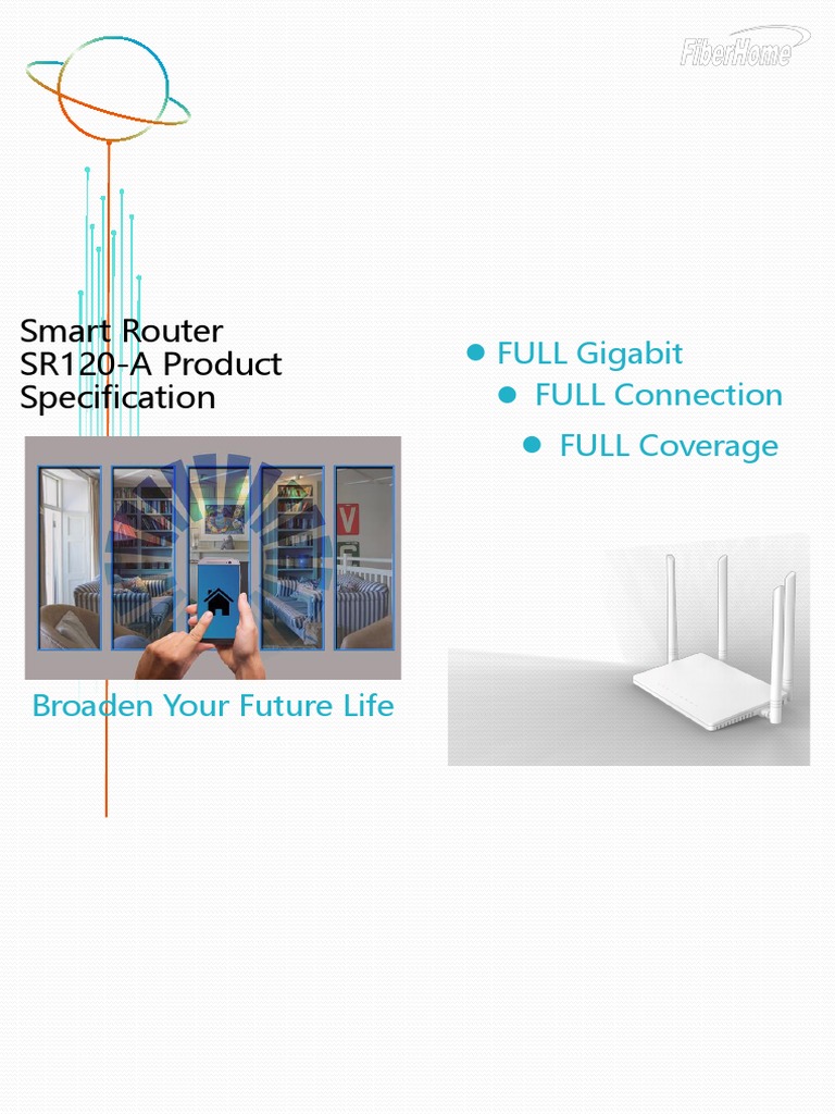 Smart Router Brochure SR120-A | PDF | Wireless Lan | Ip Address