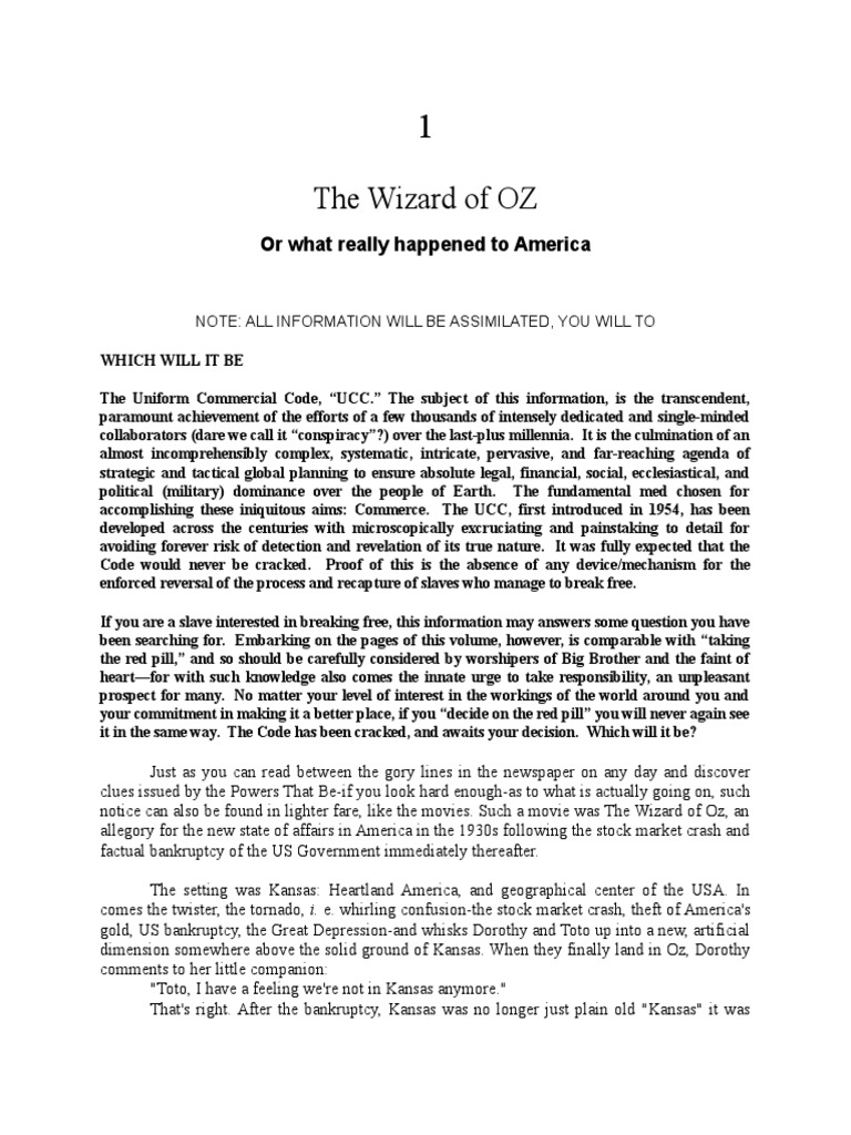 1 The Wizard of Oz 1 1 | PDF | Dorothy Gale | English Language