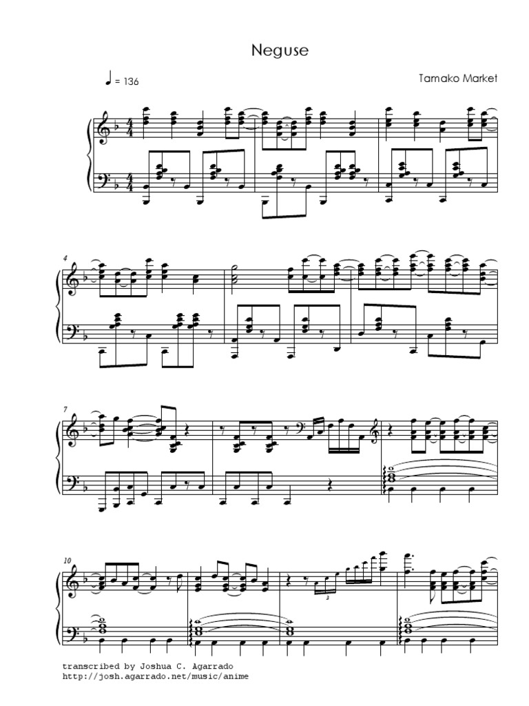 Tamako Market Neguse | PDF