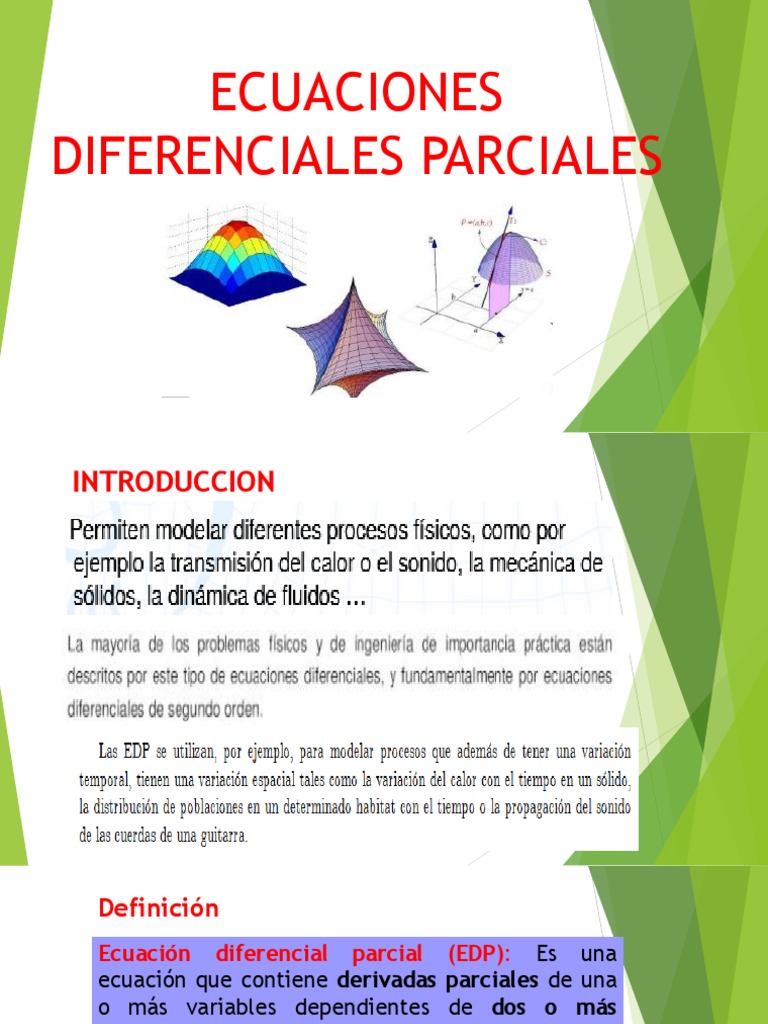 Ecuaciones Diferenciales Parciales | PDF