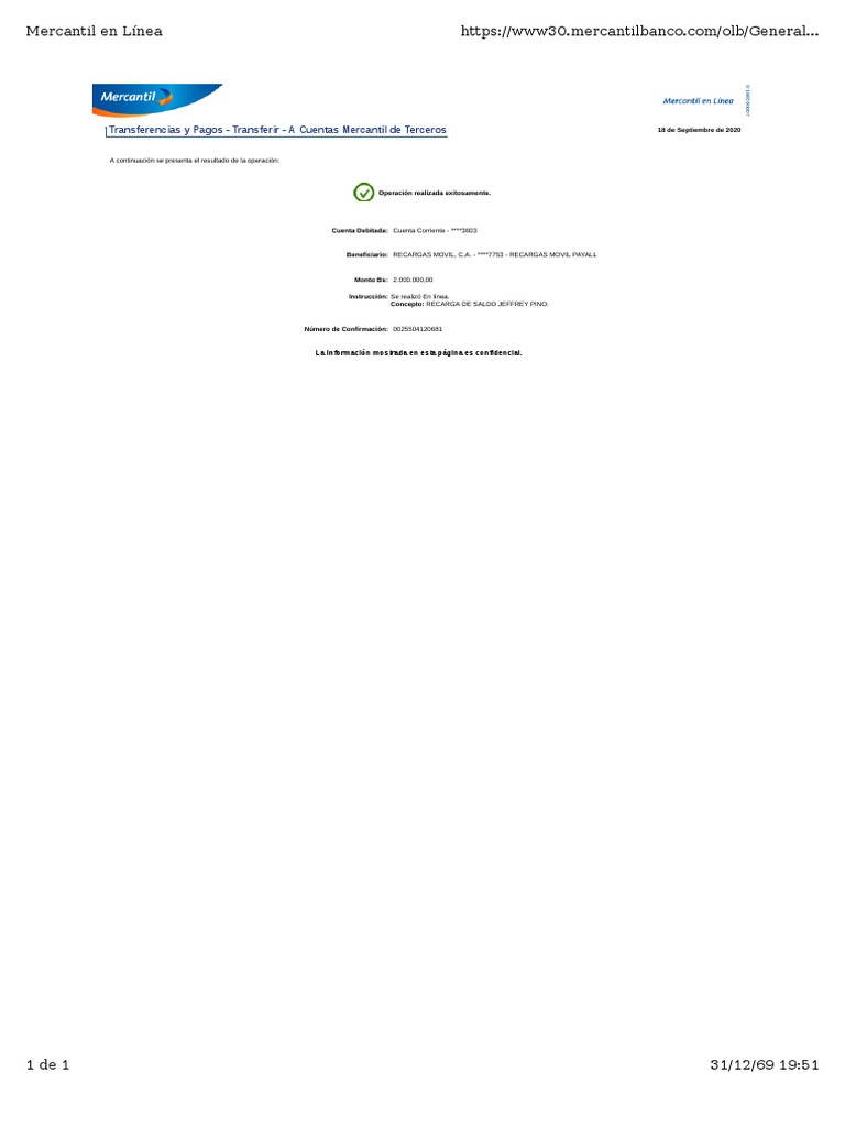 Recarga de Saldo Payall | PDF