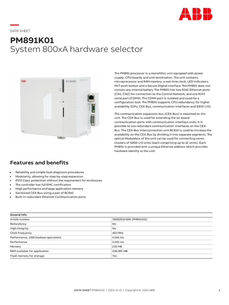 System 800xa Hardware Selector: Features and Benefits | Download Free ...