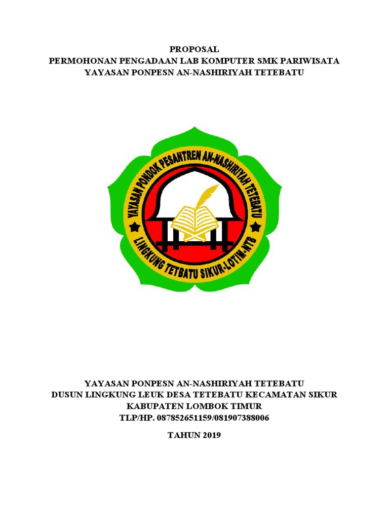 Proposal Ponpes Annashiriyah-Smk | PDF