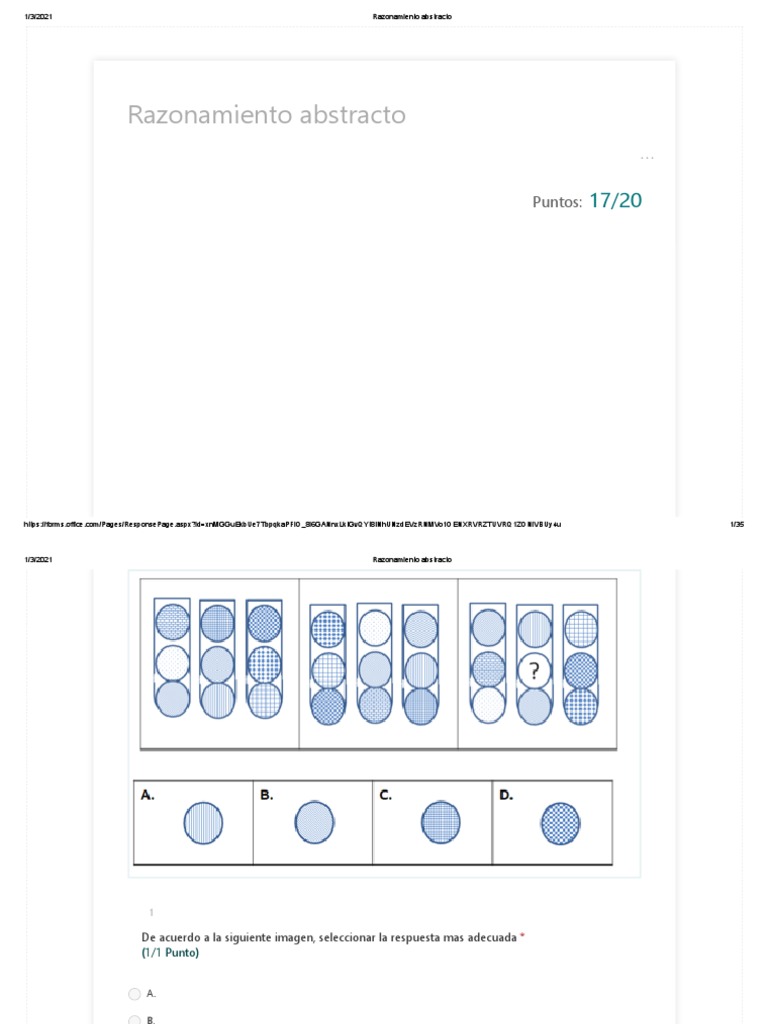 Razonamiento Abstracto - Pruebas de Logica | PDF