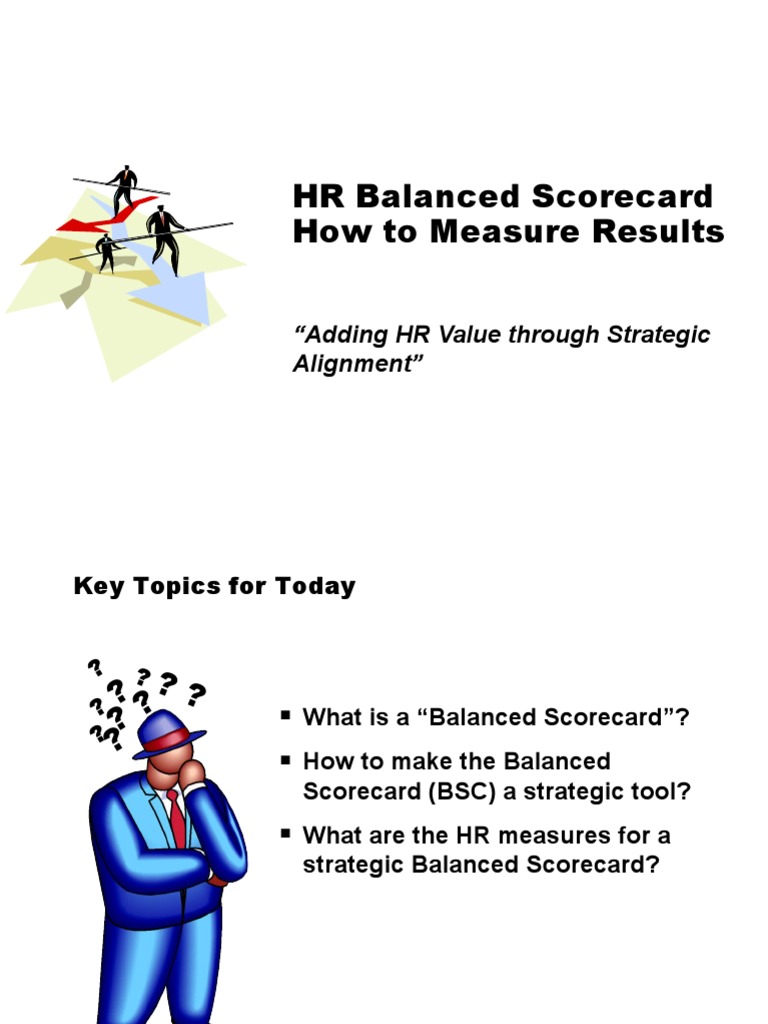 HR Balanced Scorecard How To Measure Results: "Adding HR Value Through ...