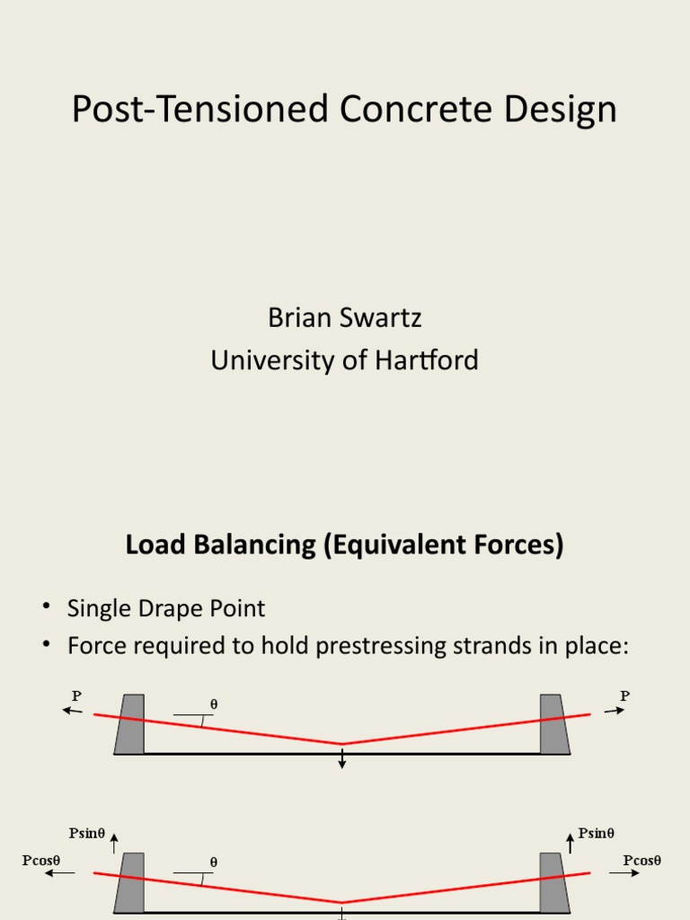 Post Tensioning Design | Download Free PDF | Prestressed Concrete ...