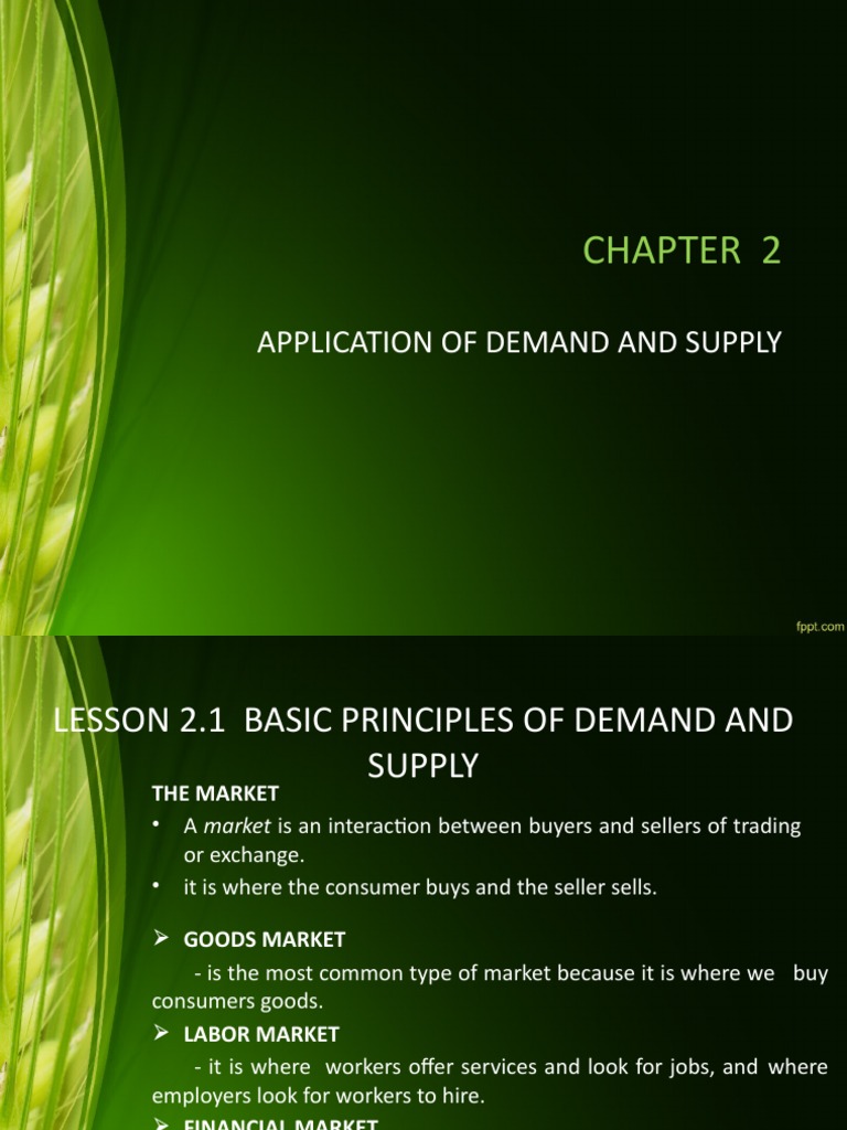 CHAPTER 2. Applied Economics | PDF | Demand | Supply (Economics)
