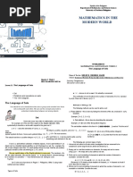 MMW Worksheet 2.4-The Language of Relations and Functions | PDF ...