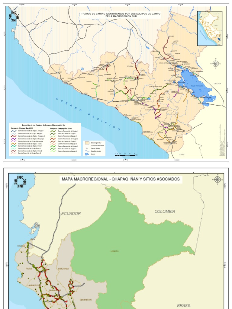 Mapas Macro Región Sur | PDF | Perú | Sendero