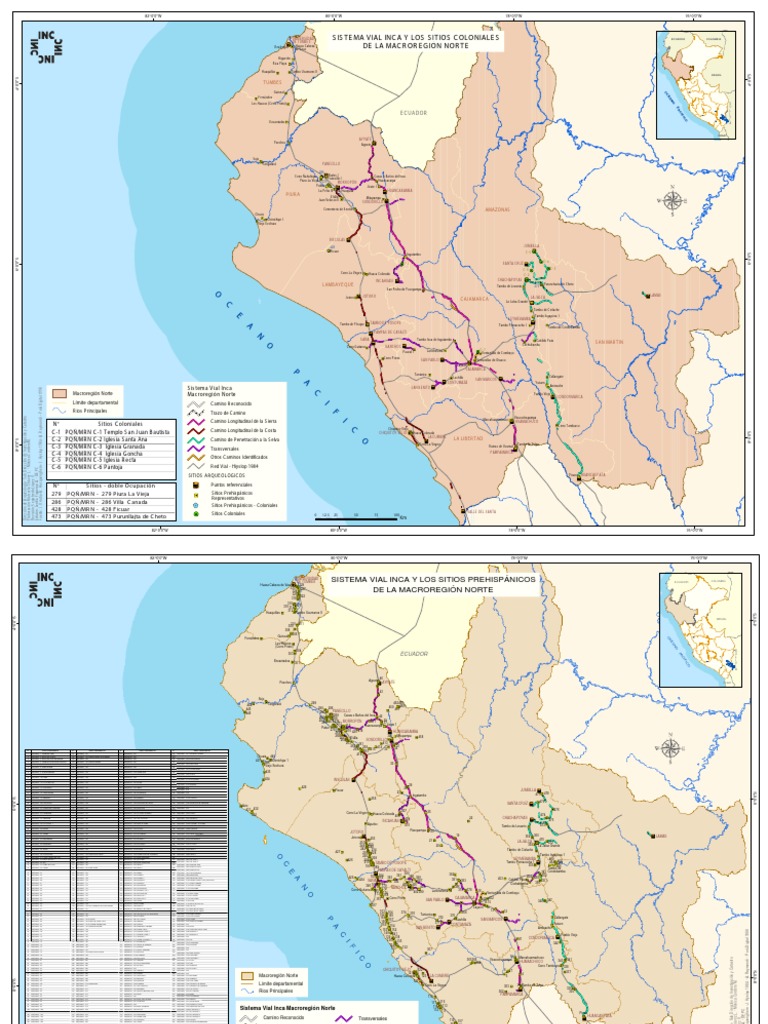 Mapa de la Macroregión Norte del Perú | PDF