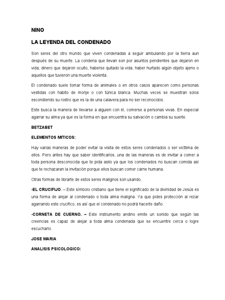 La leyenda del condenado y el mito del Lari-Lari: Dos historias que ...