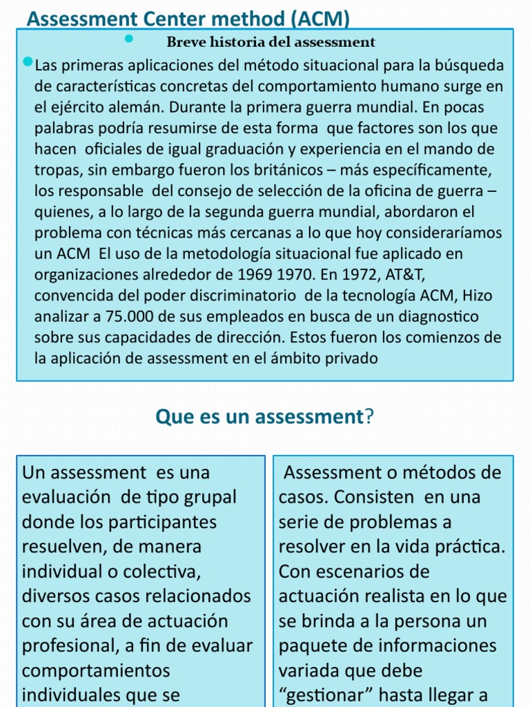 Método ACM: Evaluación de Competencias | PDF | Asociación para ...
