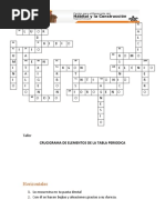 Sopa de Letras de La Tabla Periodica de Los Elementos | PDF