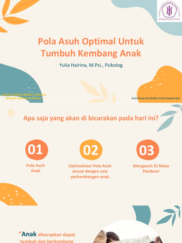Pola Asuh Optimal Berdasarkan Usia Anak | PDF