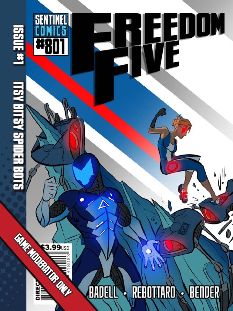 Sentinel Comics The Roleplaying Game Issue 1 - Freedom Five #801 | PDF ...